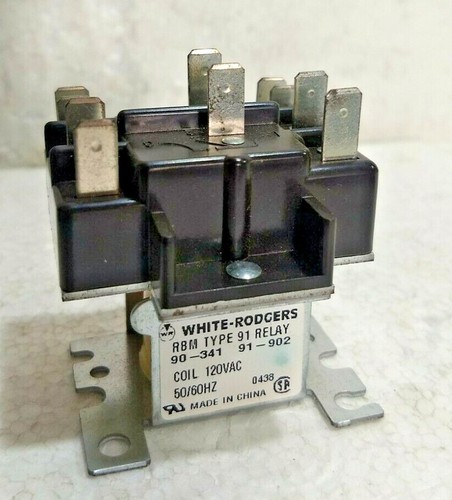 White-Rodgers Steveco 90-341 RBM Type 91 Relay | eBay