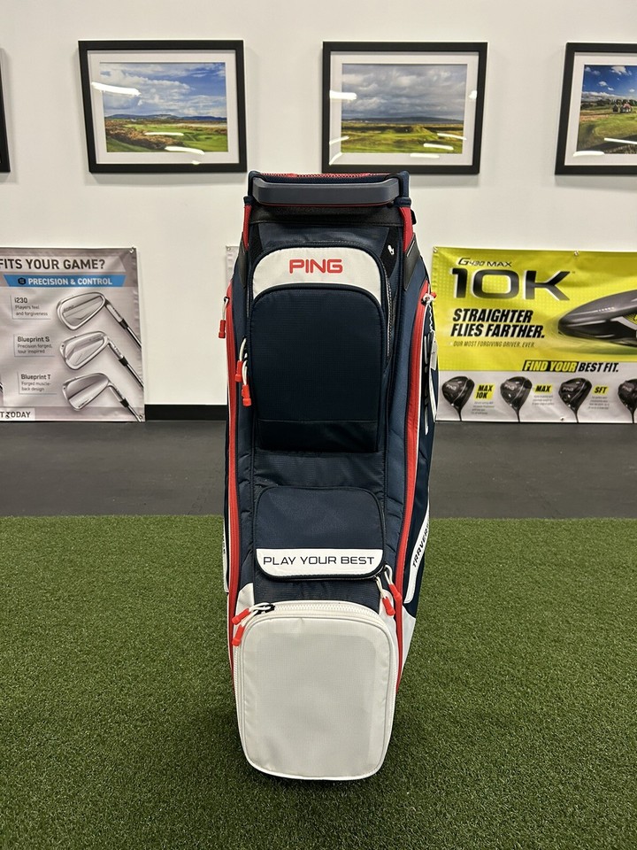 PING Traverse Cart Bag, Navy, White, Red, NEW! | eBay
