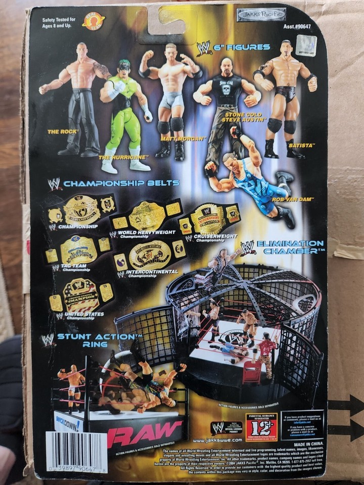 WWE Backlash Tazz Figure 2000 MOC | eBay