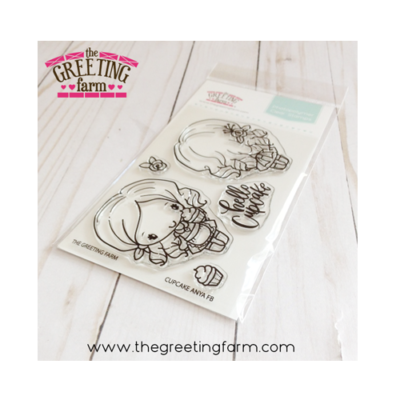 CUPCAKE ANYA FB-The Greeting Farm Photopolymer Clear Stamp-Stamping ...