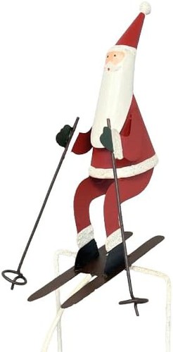 New Accent Decor Playtime Santa Skiing Christmas Balance Rocking Toy ...