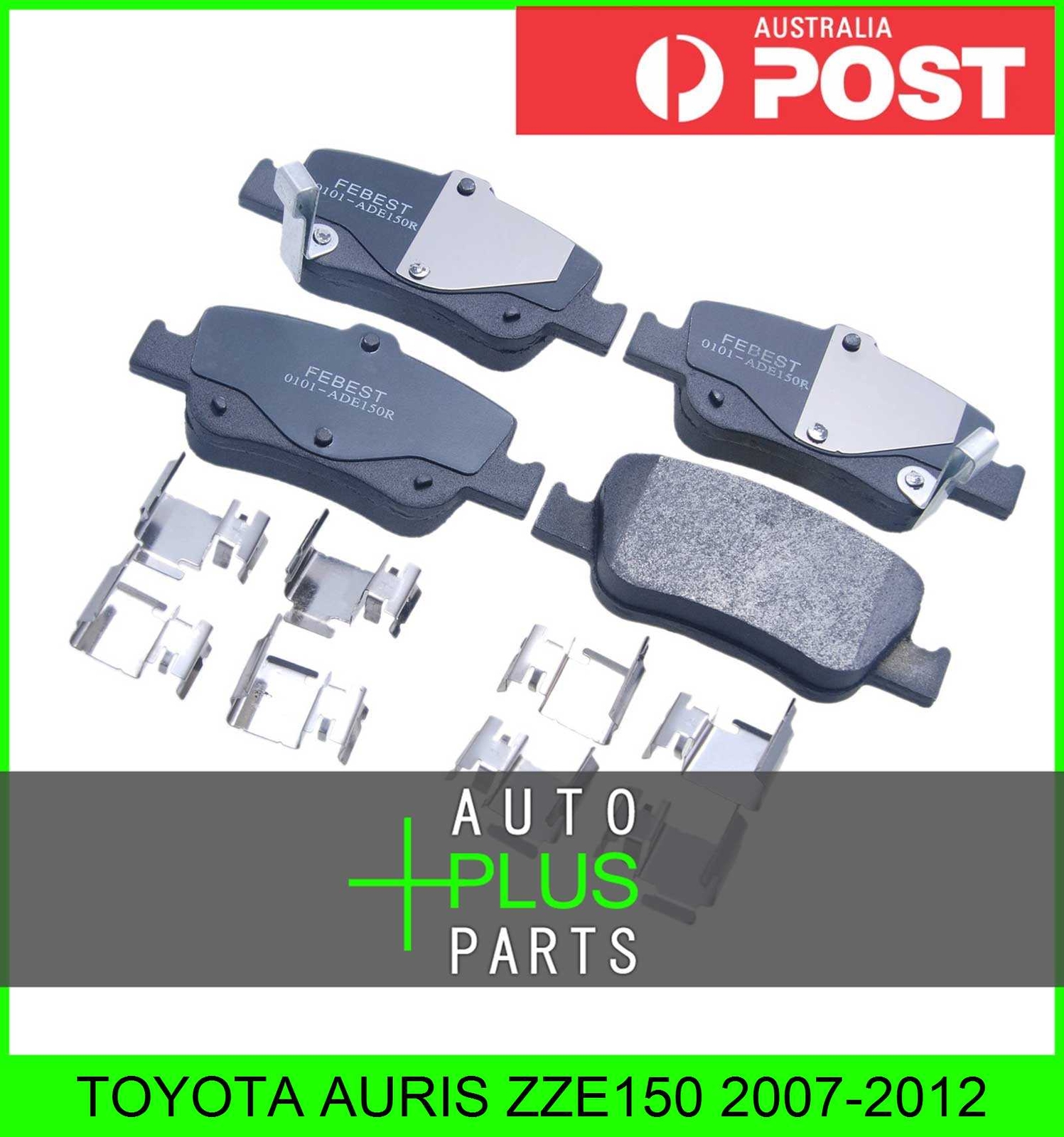 Fits TOYOTA AURIS ZZE150 Pad Kit, Disc Brake, Rear - Kit | eBay