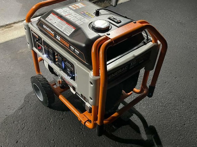 Generac XG8000E 8000 Watt Electric Start Portable Generator for sale ...
