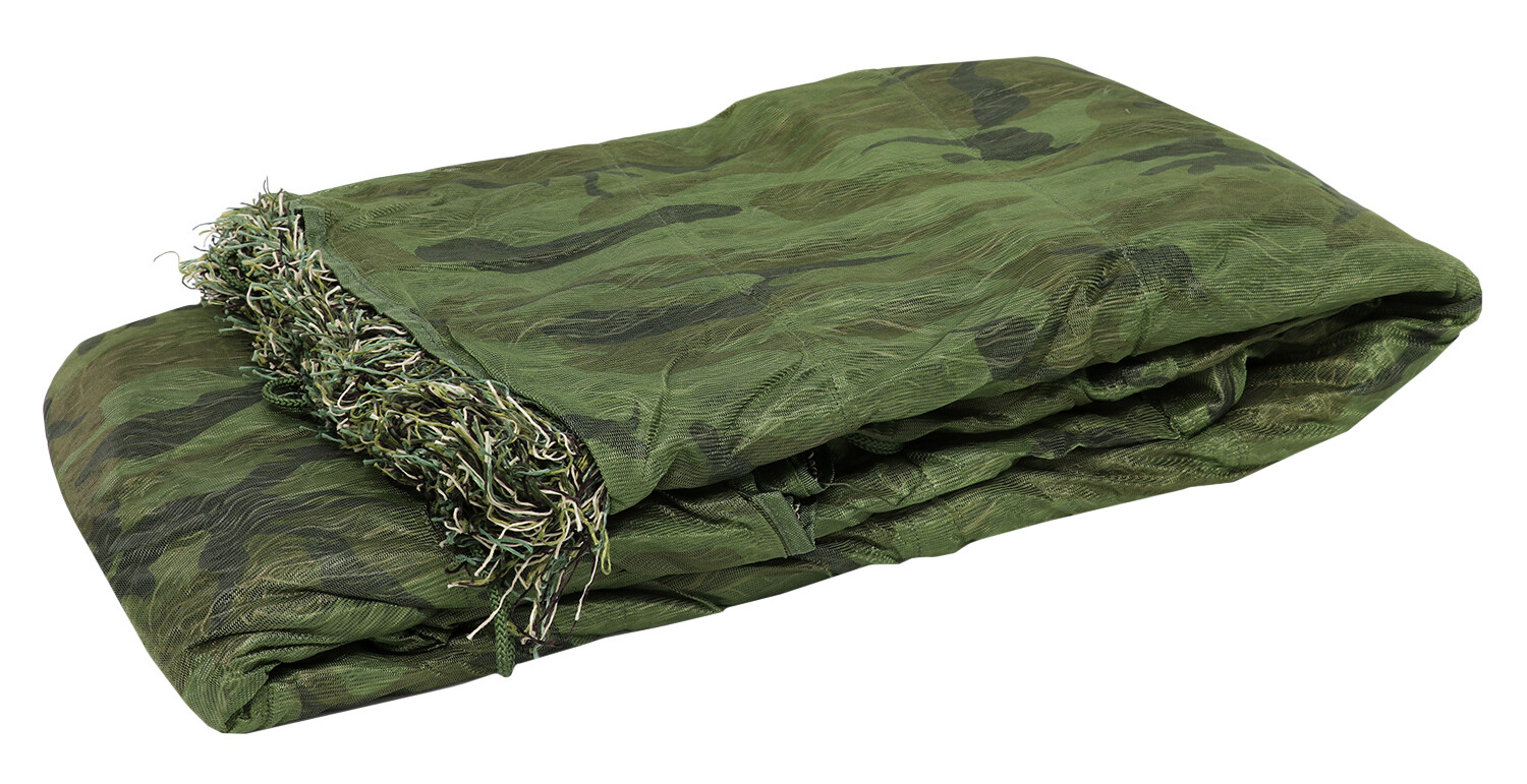 Nitehawk Woodland Camo Ghillie Net, Hunting Shooting Hide Netting, 4m x ...