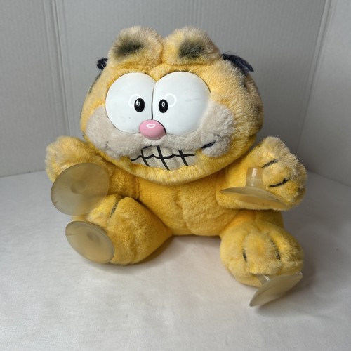 VTG Dakin Garfield Plush Window Cling "Stuck On You" 1978 1981 Car ...