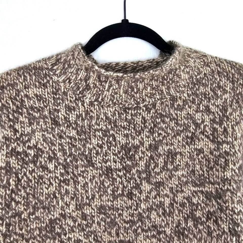 Eagle's Eye Mock Turtleneck Sweater Lambs Wool Angora Women's Size ...