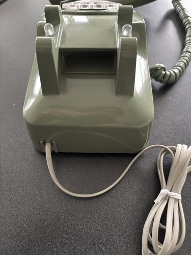 Vintage Western Electric CD500 Bell Systems Avocado Green Rotary Desk ...