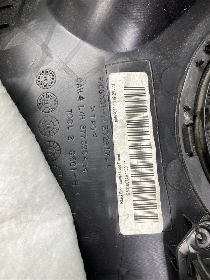 11-15 Chevy Cruze Rear Left Driver Side Door Trim Panel OEM | eBay