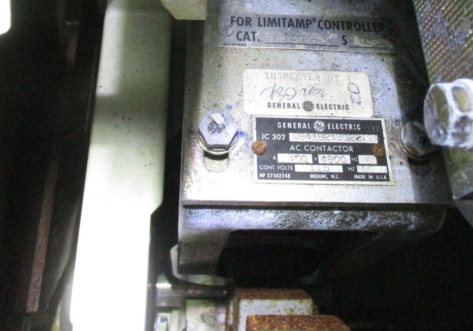 GE Limitamp Motor Control Mod CR194A118B2 4160VAC Starter IC7160A118G ...