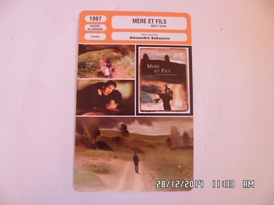 CARTE FICHE CINEMA 1997 MERE ET FILS Gudrun Geyer Alexei Ananischnov | eBay