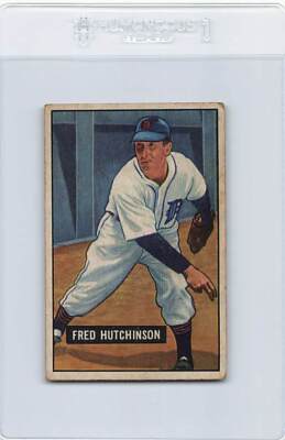 1951 Bowman #141 Fred Hutchinson Tigers VG/EX *DA-D1559 | eBay