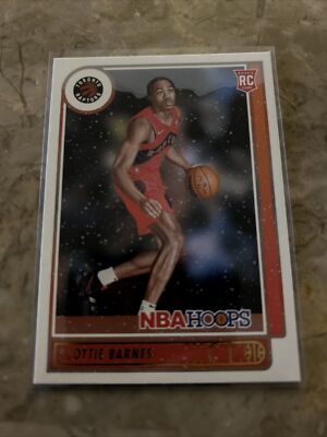 SCOTTIE BARNES 2021 PANINI NBA HOOPS WINTER PARALLEL ROOKIE CARD #227 ...