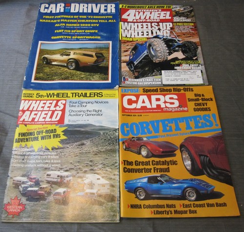 Lot 4 WHEELS AFIELD/CAR & DRIVER/OFF ROAD Back Issue Street Race Car ...