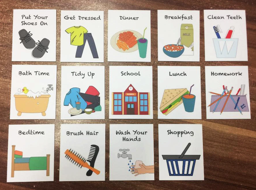 Daily Routine Picture Cards