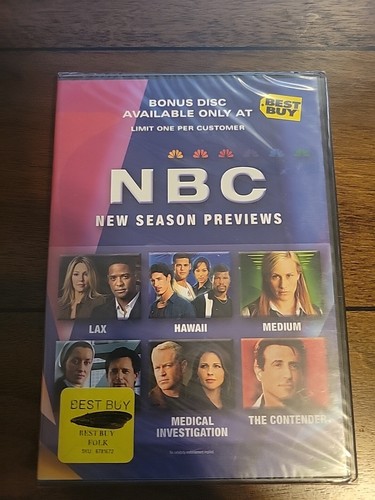New: NBC NEW SEASON PREVIEWS - DVD SEALED | eBay