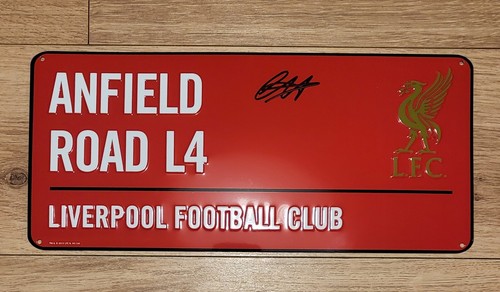 Genuine Hand Signed Liverpool FC Anfield Road Sign - Trent Alexander ...