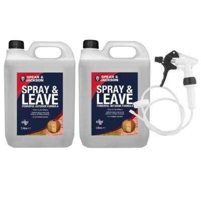 Spray and Leave 2 x 5L Ready to Use with Long Hose Trigger Spear and ...