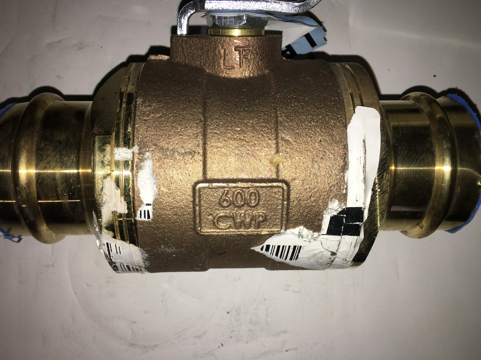 Apollo 77WLF-148-01 Inline Full Port Bronze Ball Valve 2" 250PSI MAWP ...