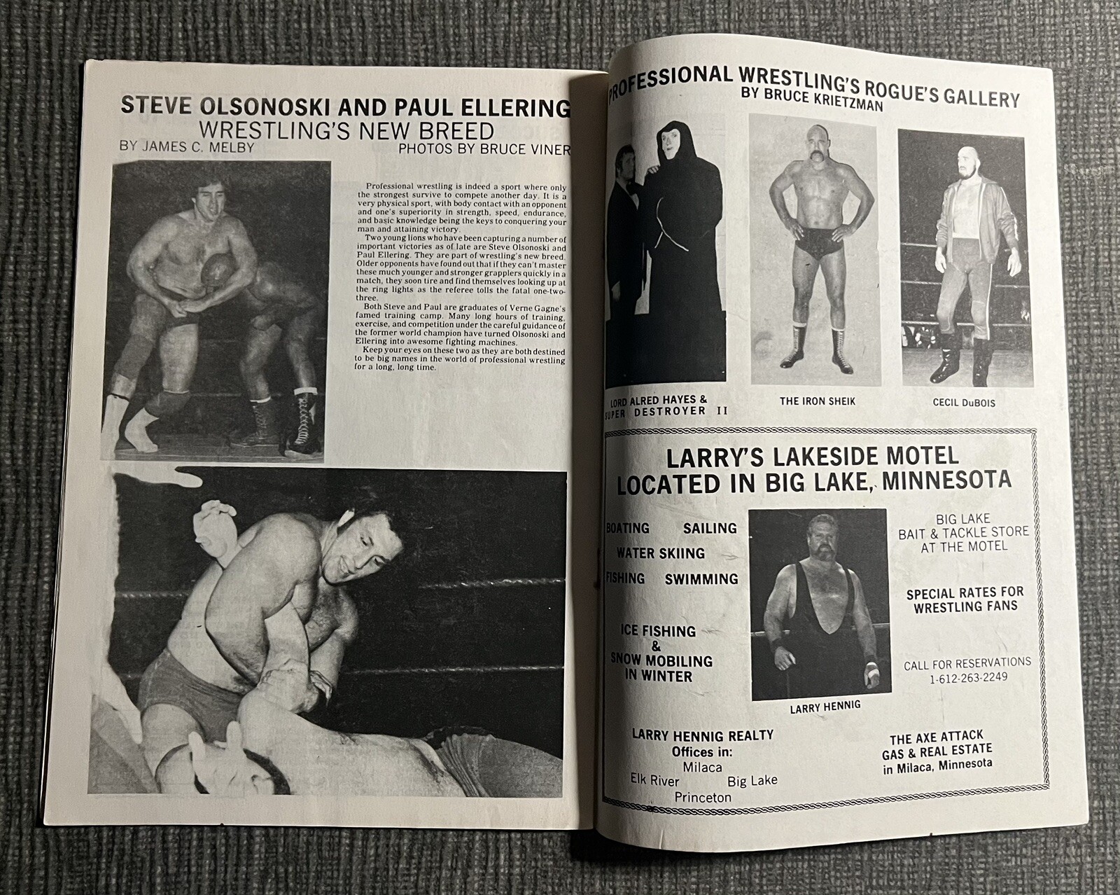 AWA Major League Wrestling Program Issue 220 Nick Bockwinkel & Bobby Heenan Rare | eBay
