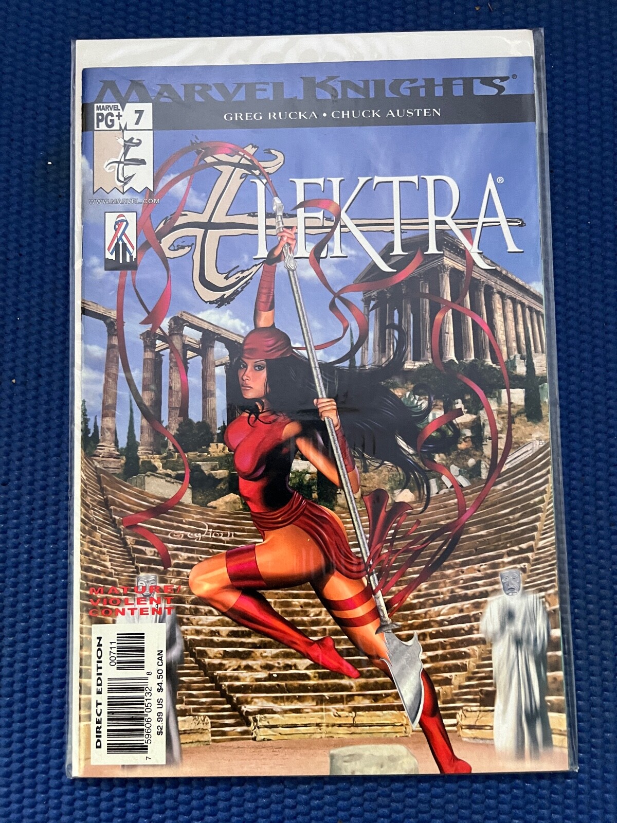 ELEKTRA # 7 MARVEL KNIGHTS Rucka Austen Assassin Ninja 2001 | eBay