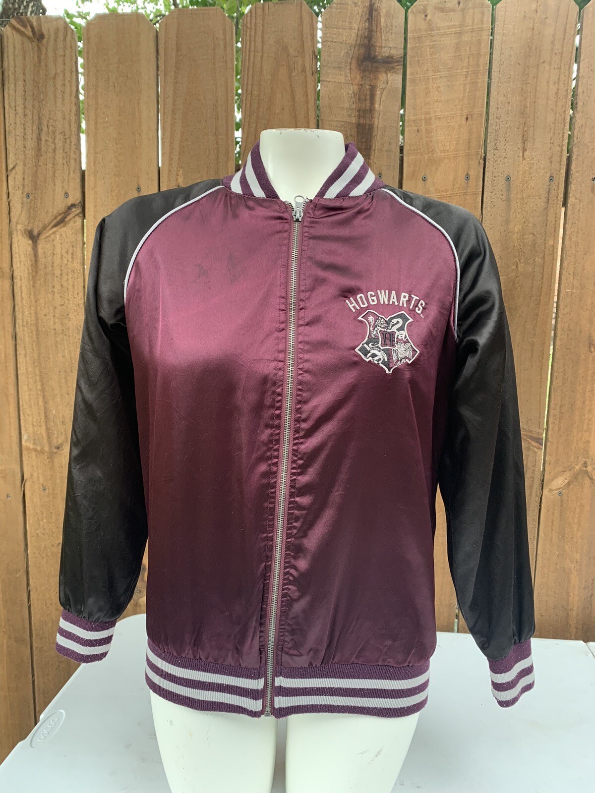 Harry Potter Jacket Hogwarts Burgundy & Black XS Vars… - Gem