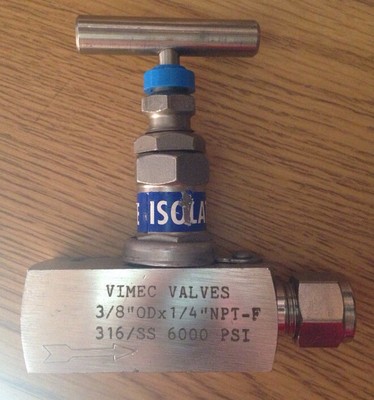 Tool & Machine Components - Vimec Valve Needle Valve