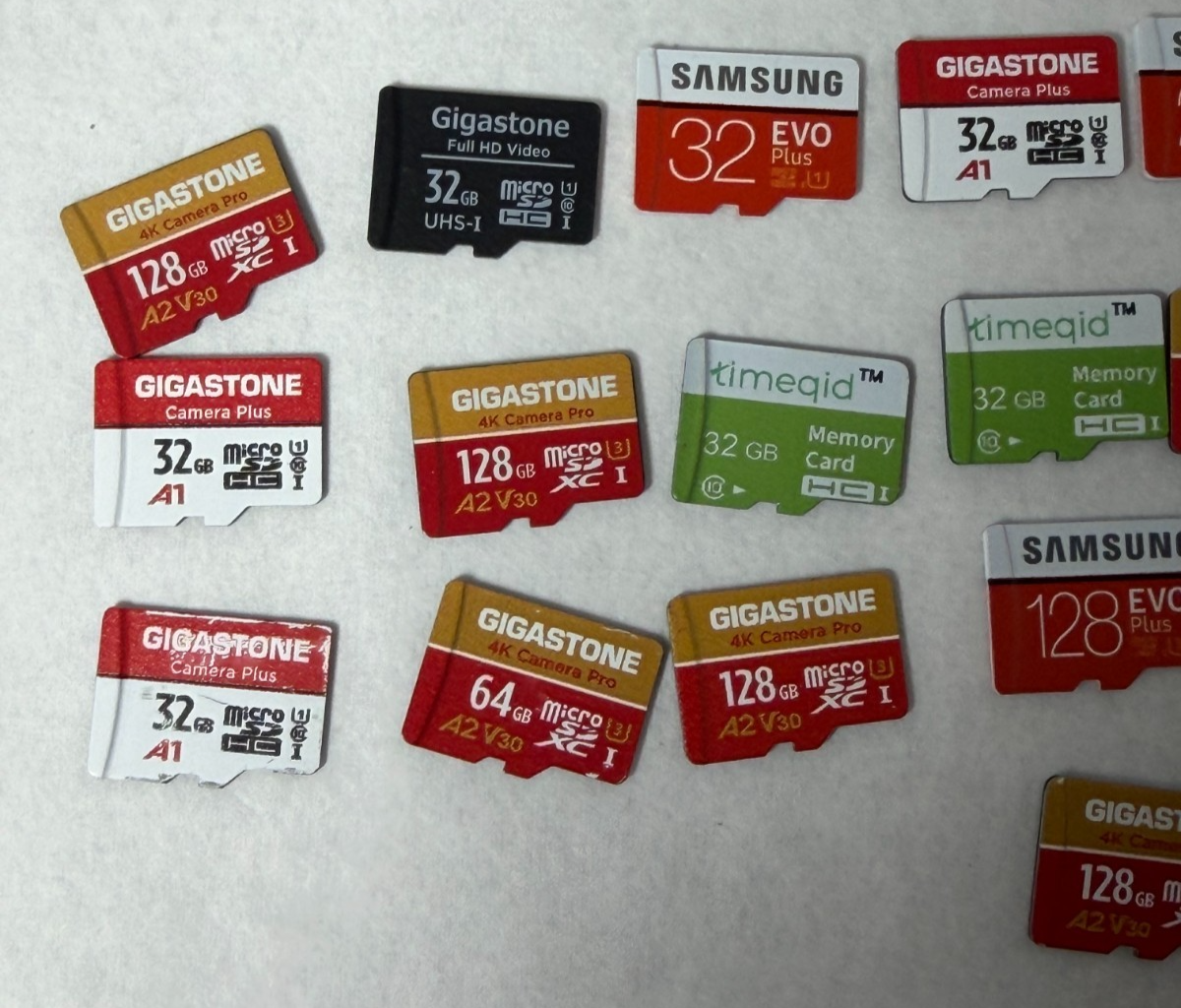 Lot of 29 Gigastone MicroSD Cards - 32GB+ Misc - Used | eBay