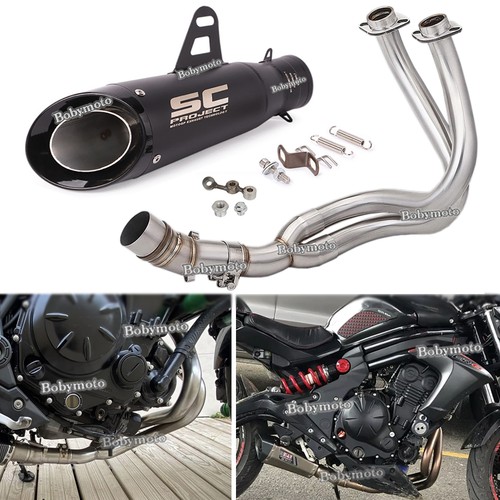 Full Exhaust System Header Muffler Pipe For Kawasaki Ninja 650 Z650 ...