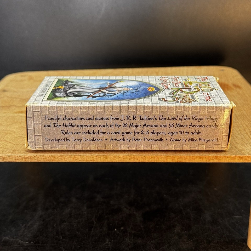 Lord Of The Rings Tarot Deck & Card Game J.R.R. Tolkien Hobbit Vintage ...