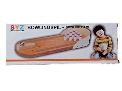 NEW Bowlingspil Bowling Game Desk Top Bowling Kids Adults Mini Bowling ...