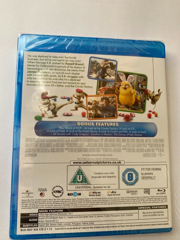 Hop (Blu-ray, 2011) 25192113963 | eBay