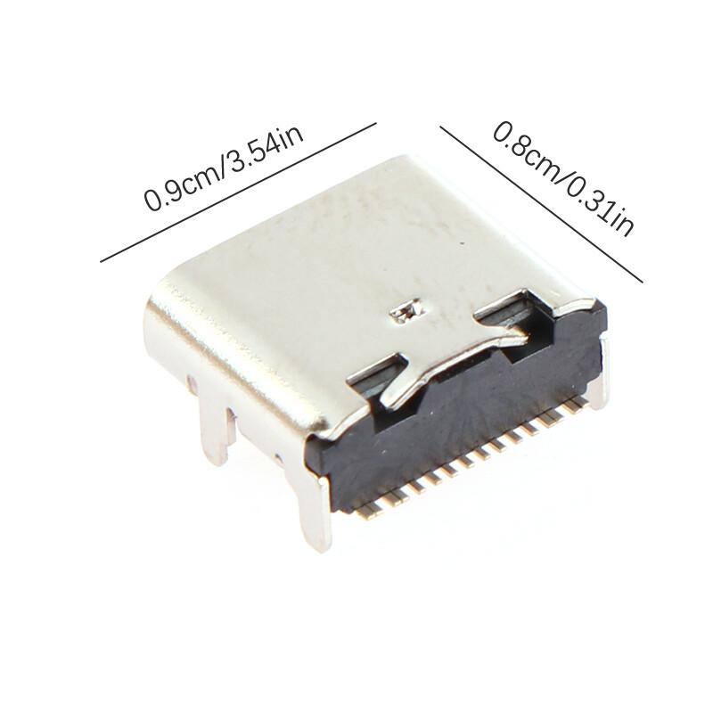 USB 3.1 3A Current Quick-Charge Socket Type C 16pin Charging Port Femal ...