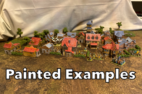 Warmaster Terrain 10mm Set - City | eBay