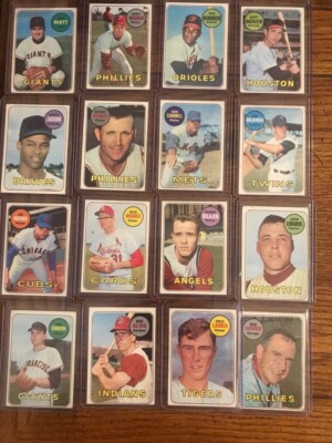 John Edwards 1969 Topps Baseball Card (Sale Is For One Card In Title ...