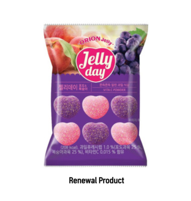 [Orion] Jelly Day Peach & Grape Chewing Candy 63g / Made in Korea | eBay