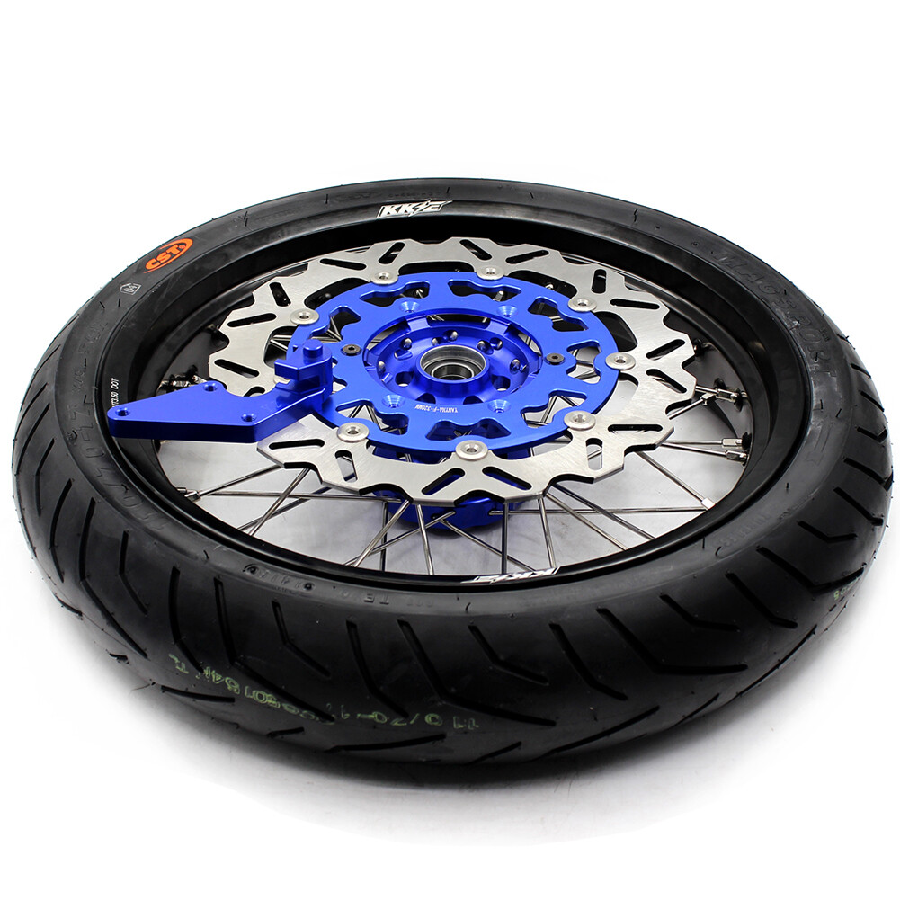 KKE 17'' Inch Supermoto Wheels CST Tires For YAMAHA WR250F 01-2019 ...