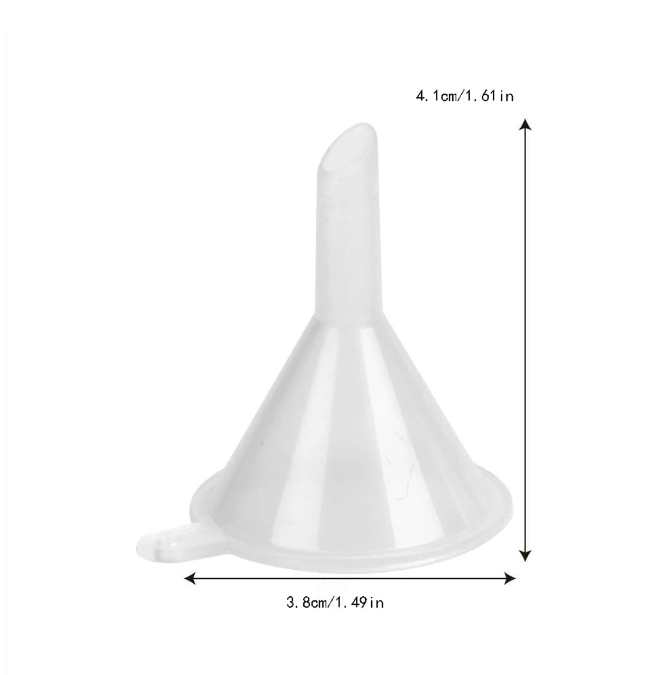 10 PCS Clear Funnel Set - Versatile Sizes for Kitchen, DIY, and Crafts ...