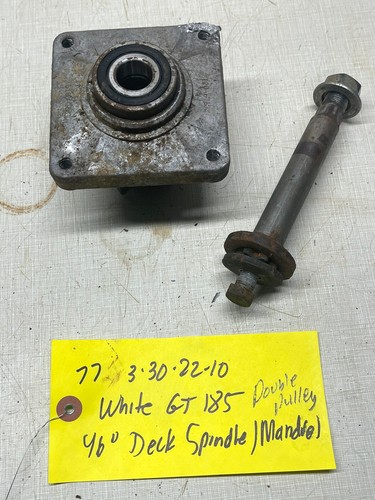 MTD White GT-185 Yard Lawn Tractor 46” Deck Left Side Spindle And ...