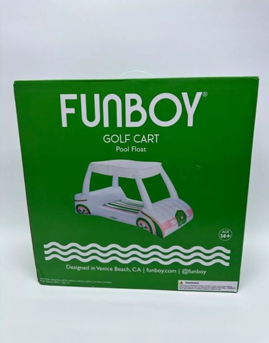 Funboy Golf Cart Original Luxury Pool Float Inflatable Raft Open Box ...