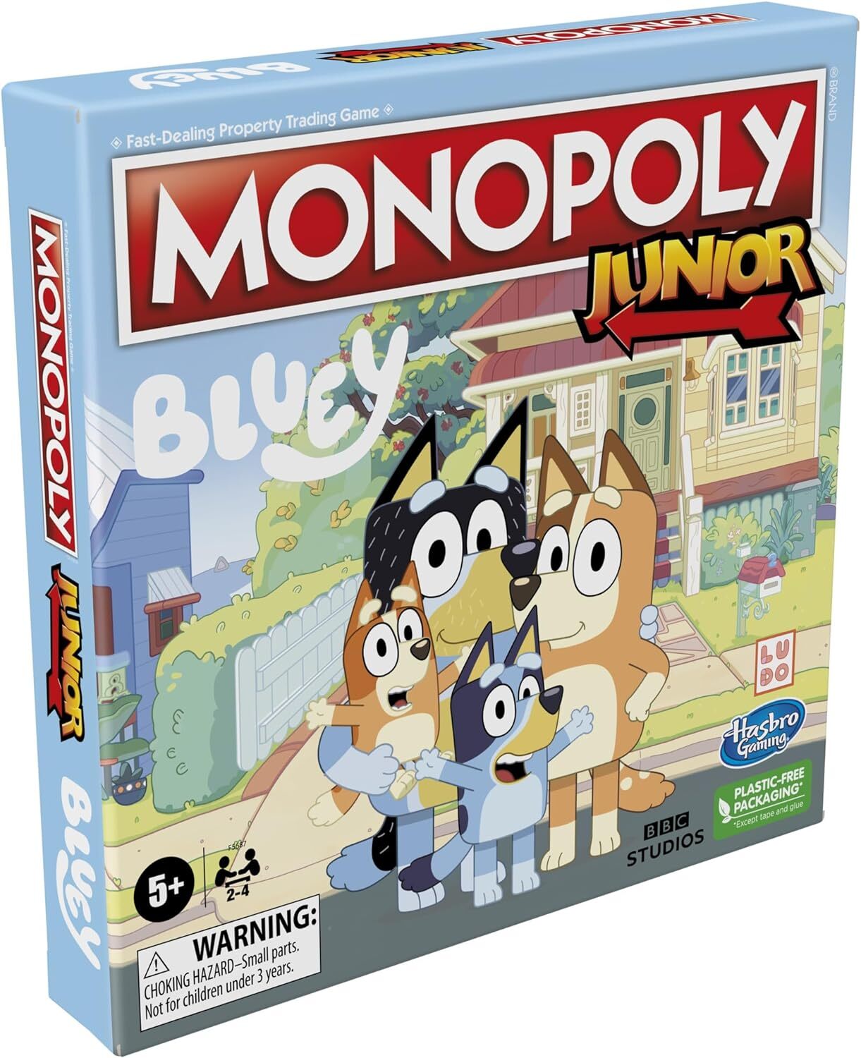 Hasbro Gaming Monopoly Junior: Bluey Edition Board Game for Kids Ages 5 ...