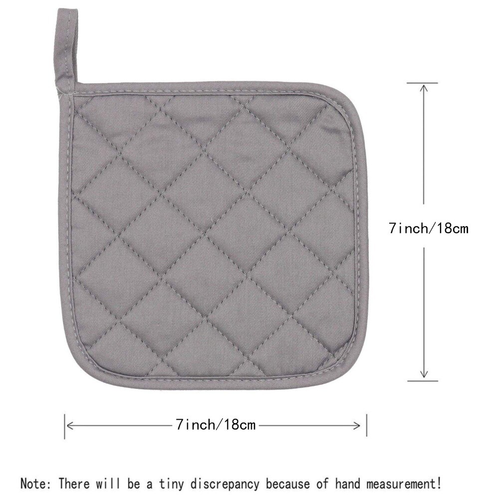 4 Pcs Thick Pot Holder Heavy-Duty Anti Scalding Mat Cooking and Baking ...