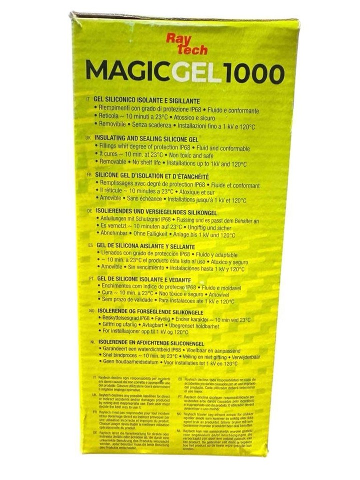NEW Raytech Magic Gel 1000 Insulating & Sealing Gel Magicgel-1000 | eBay