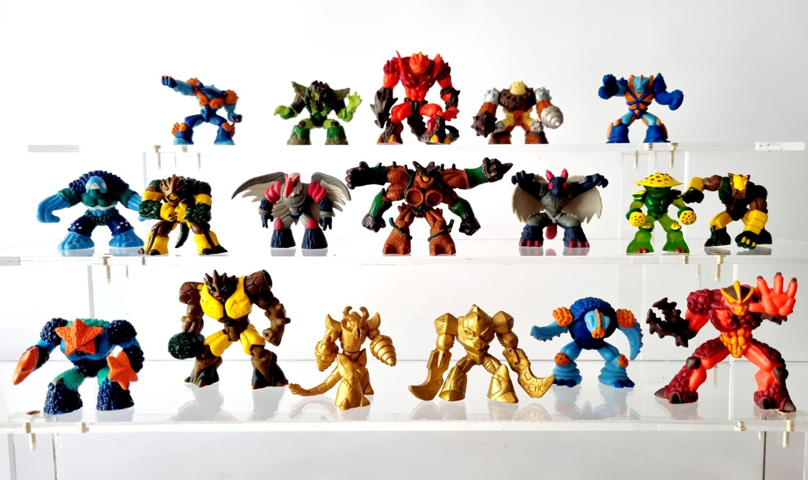 Gormiti figures lot of 18 serie gold vintage retro toys collectibles ...