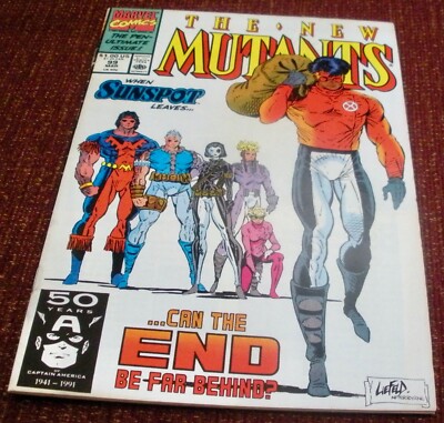 The New Mutants 99 Marvel 1991 1st Appearance of Shatterstar Rob ...