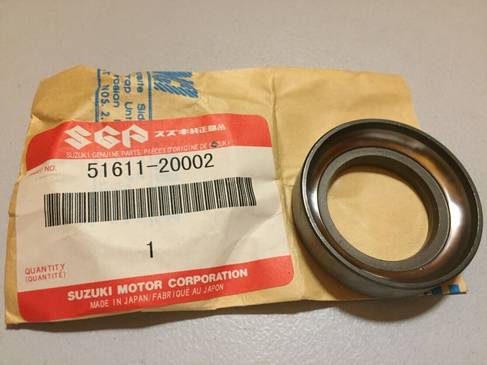 SUZUKI INNER UPPER STEERING HEAD RACE 51611-20002 TS RG DL AP DR DS GN ...