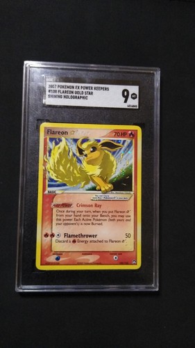 Flareon Gold Star SGC 9 MINT EX Power Keepers 100/108 Pokémon TCG | eBay
