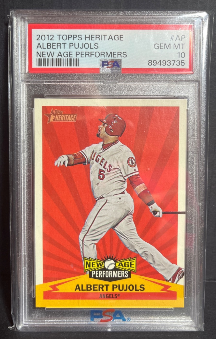 2012 Topps Heritage - New Age Performers Albert Pujols #NAP AP for sale ...