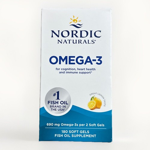 Nordic Naturals 690mg Omega 3 Purified Fish Oil Soft Gels - 180 Count ...