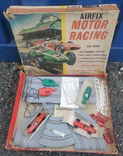 Vintage Airfix Motor Racing, Set , 1/32 Scale, 2 Variable Speed ...
