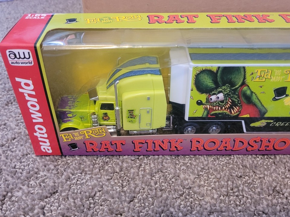 Auto World Ed Roth "Rat Fink" Semi Truck Diecast New in Box! 1/64 | eBay